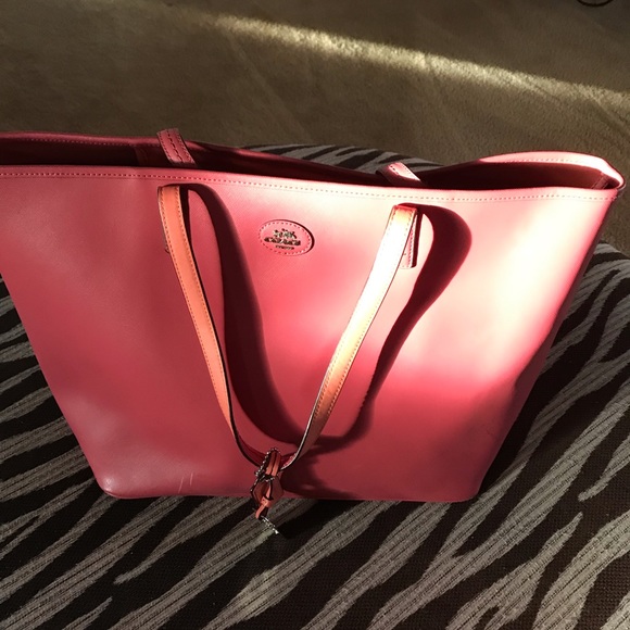 Coach | Bags | Coach Tote Pink | Poshmark